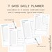 A4 SIZE-DAILY PLANNER, Printable Planner Pages - Etsy