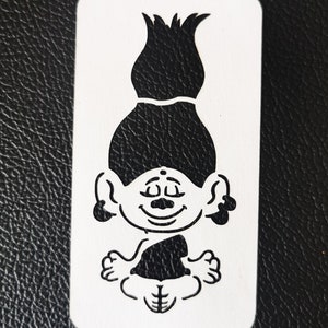 Trolls Stencil Set 1 - Body and Face Painting - 190 Mylar - Etsy