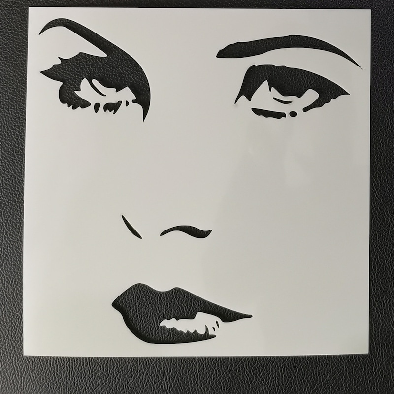 Face Stencil - Etsy