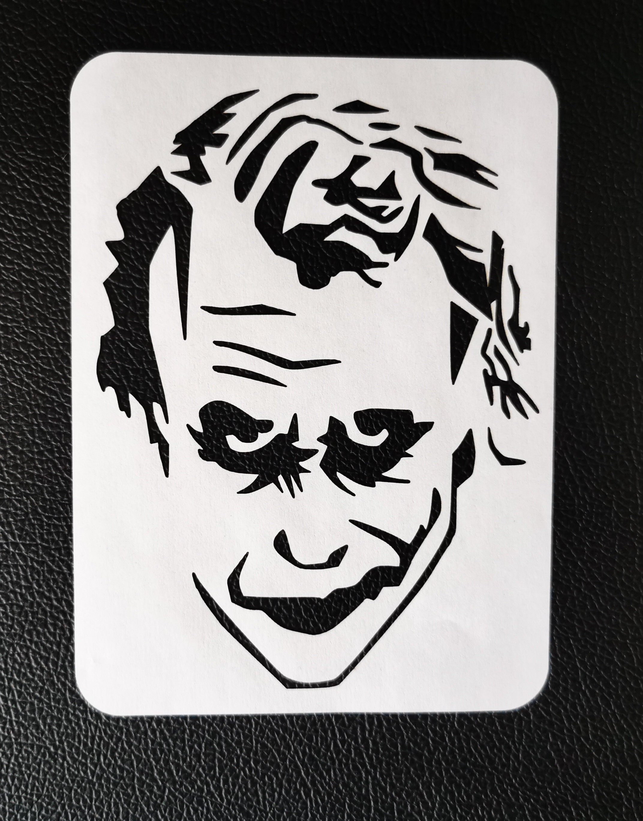 Joker-pennywise-laugh Now Cry Later Stencil Set (190 Micron Mylar) - Etsy