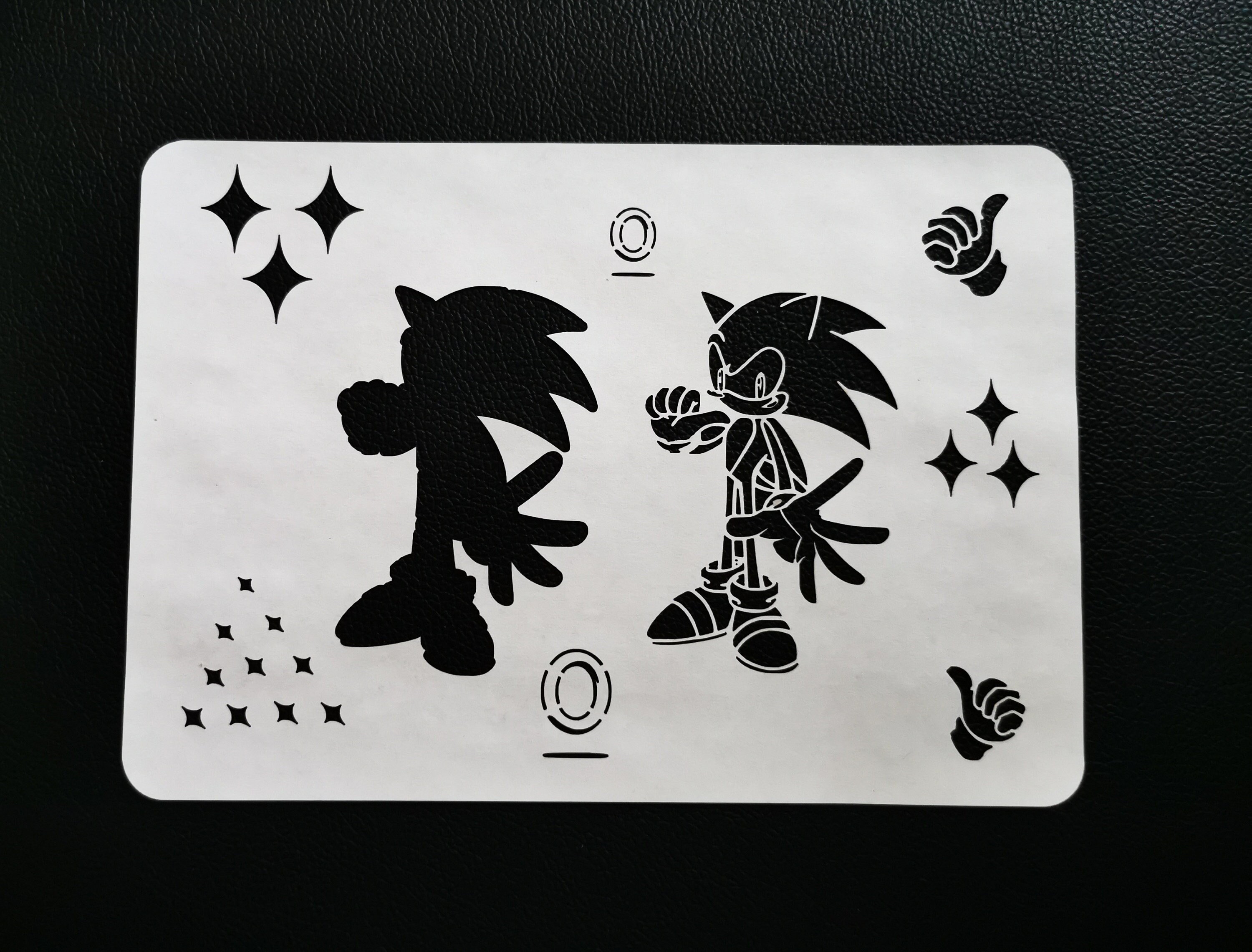 Sonic Stencil 190 Micron Mylar body and Face Painting - Etsy