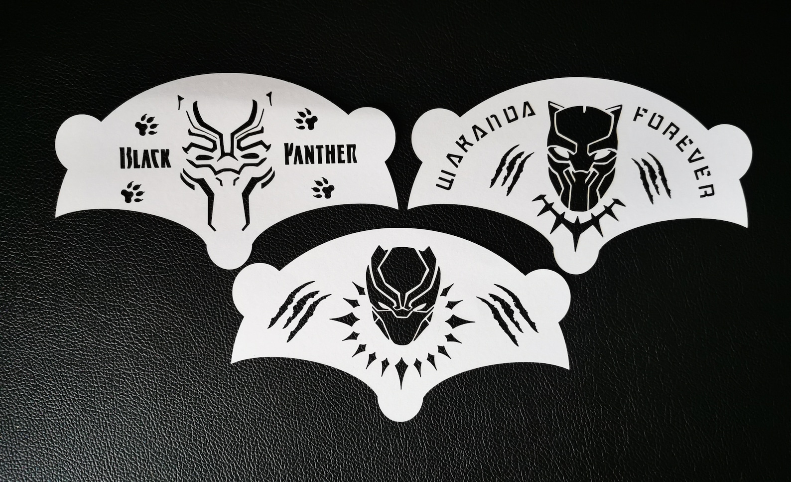 Black Panther Wakanda Face Painting Stencils (190 Micron Mylar) - Etsy
