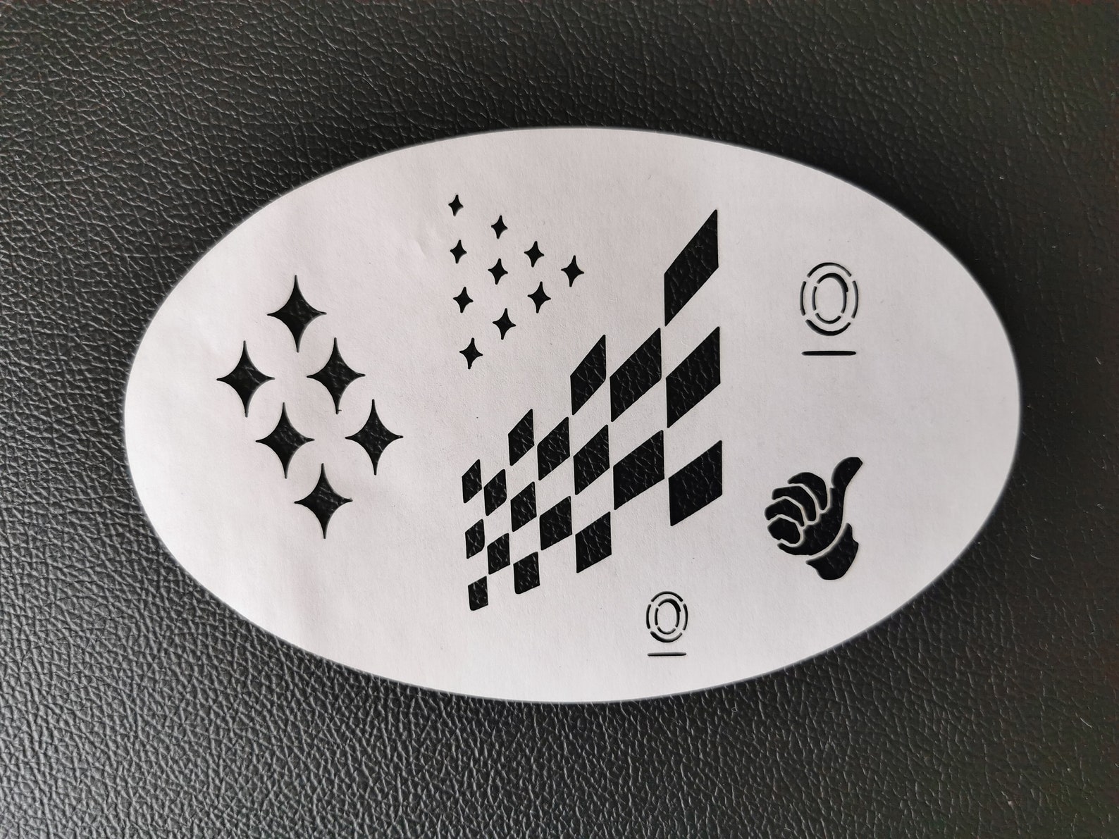 Sonic Stencil Set 190 Micron Mylar (body and Face Painting) - Etsy