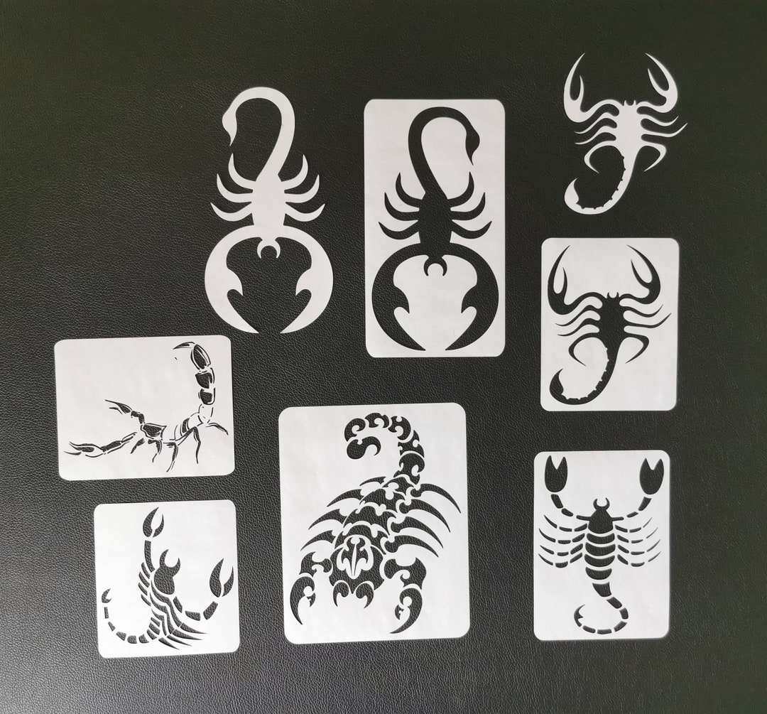 Scorpio Stencil Set - Etsy