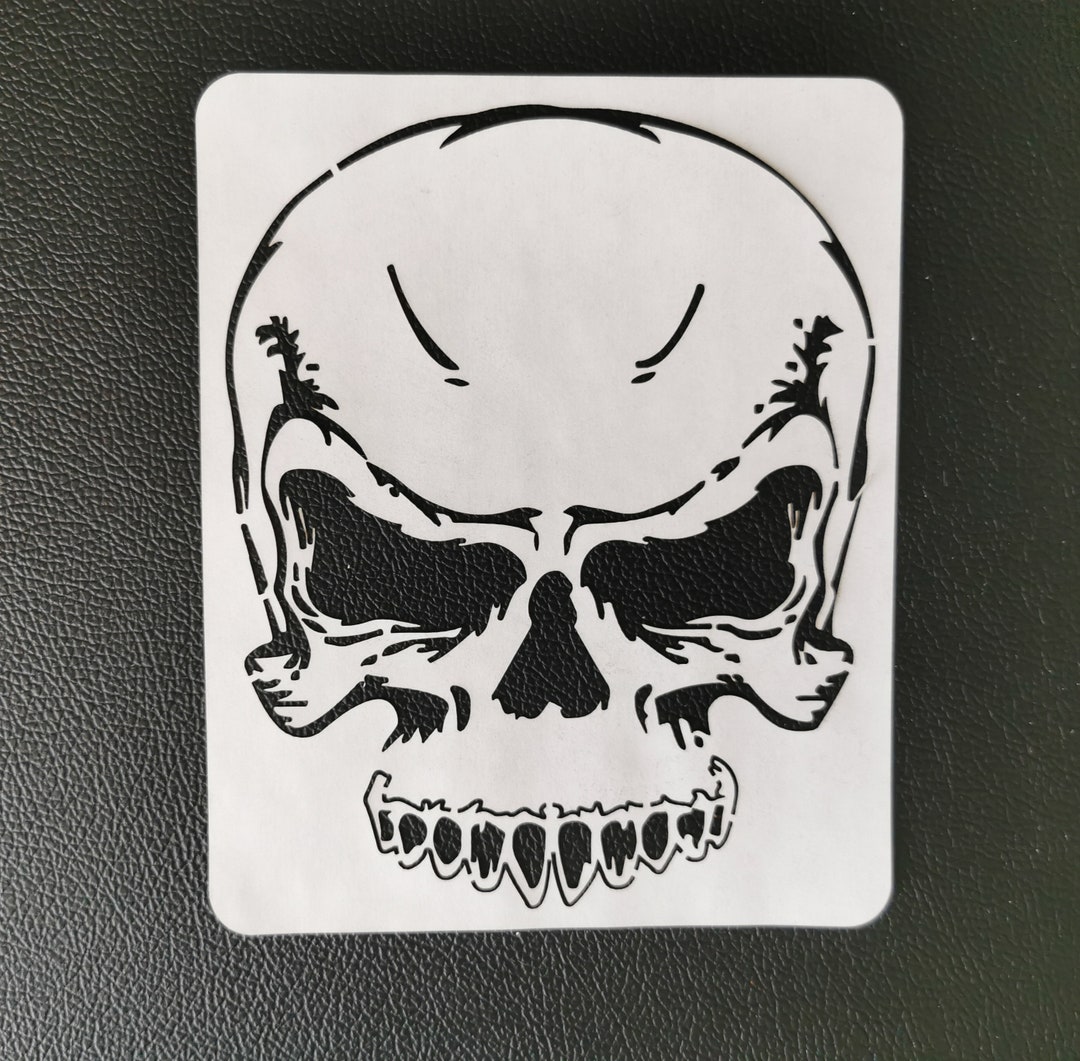 Skull Stencil - Etsy