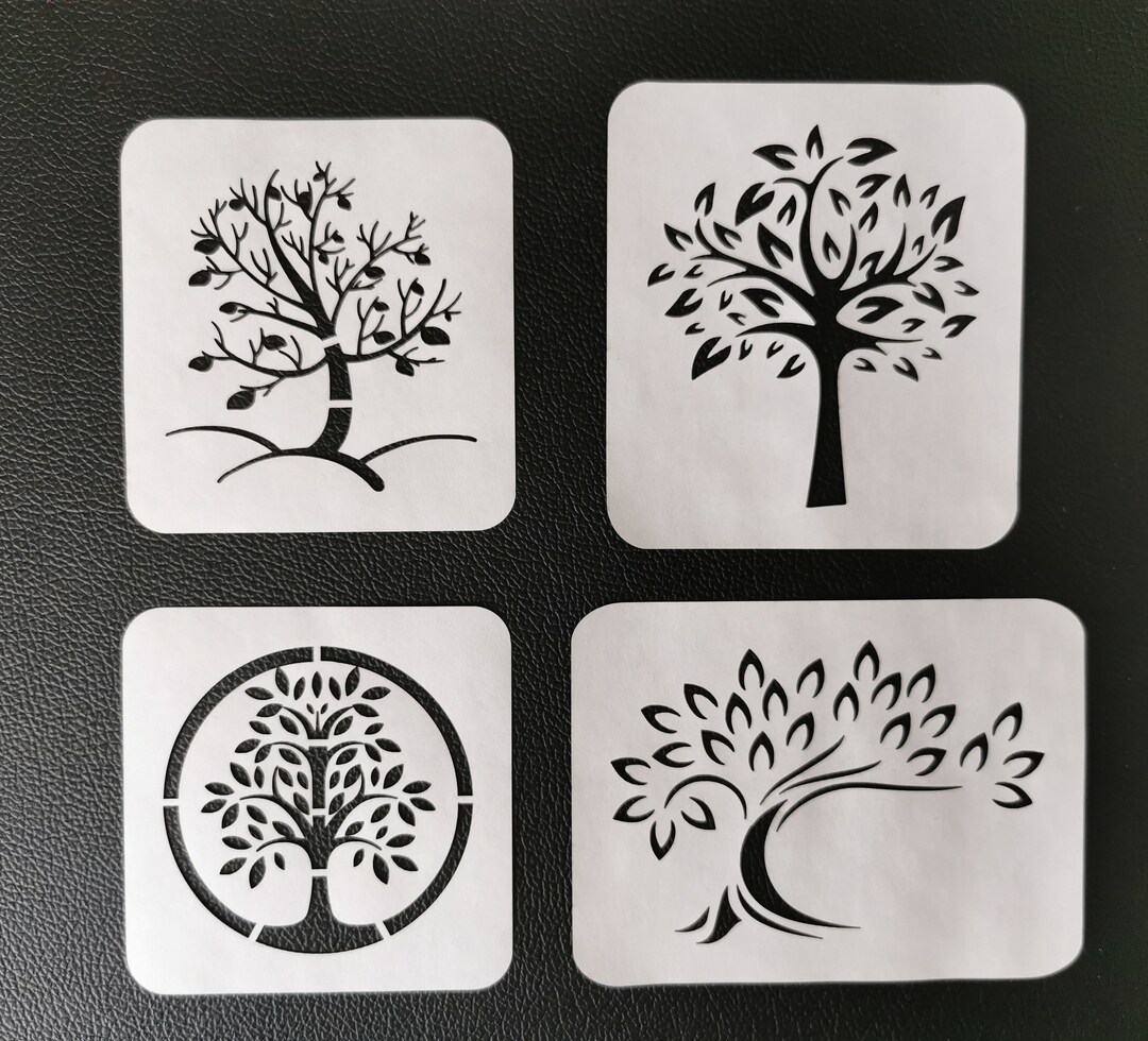 Tree of Life Stencil Set (190 Micron Mylar ) - Etsy
