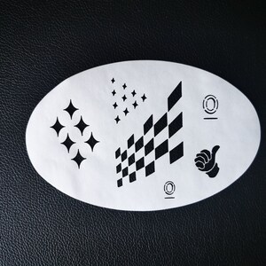 Sonic Stencil Set 190 Micron Mylar - Etsy