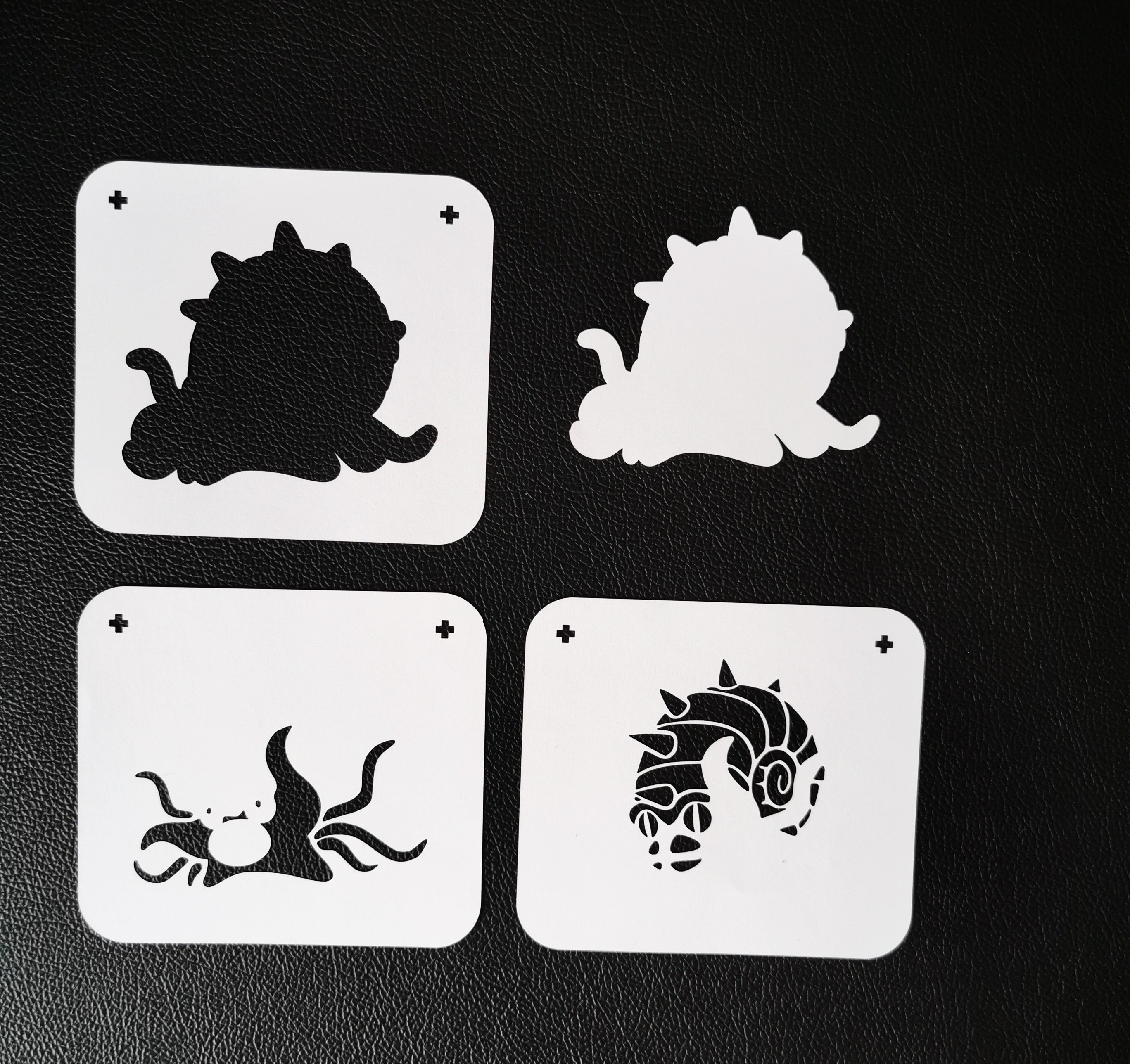 Multi Layer Stencil Pokemon Stencil 190 Mylar Body and Face - Etsy