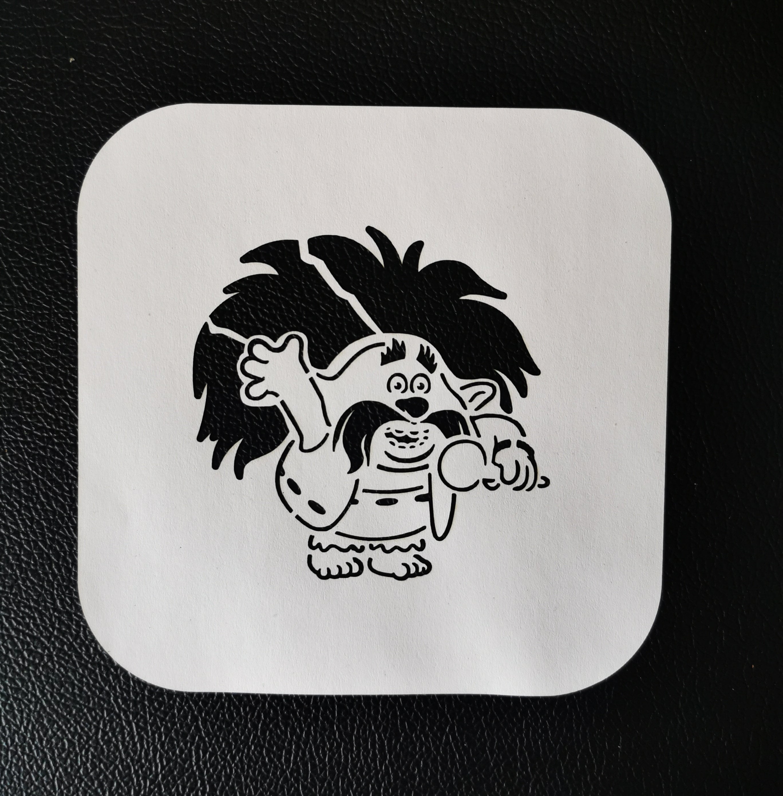 Trolls Stencil Set - Body and Face Painting - 190 Mylar - 1" Edge All ...