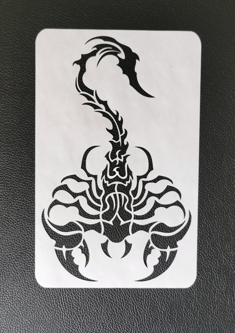 Scorpio Stencil Set - Etsy