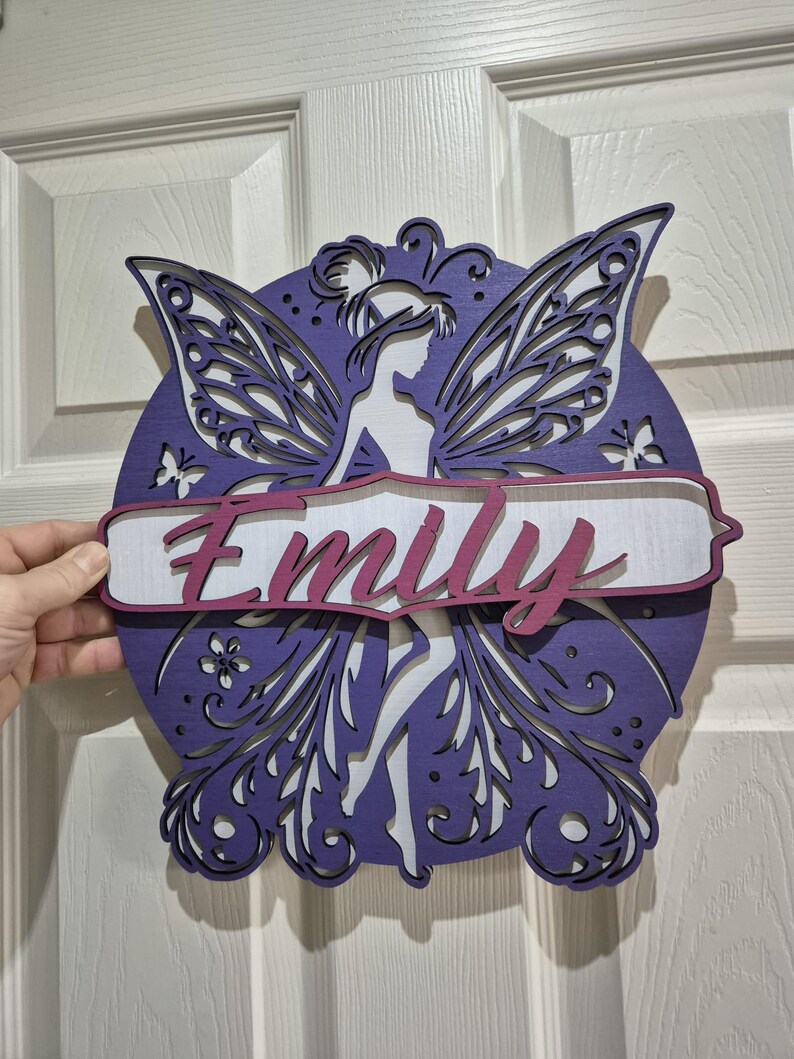 Name Door Decoration - Door Sign - Laser Cut - Made to Order ...