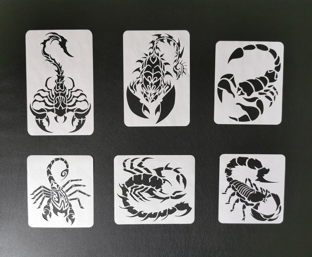 Scorpio Stencil Set - Etsy