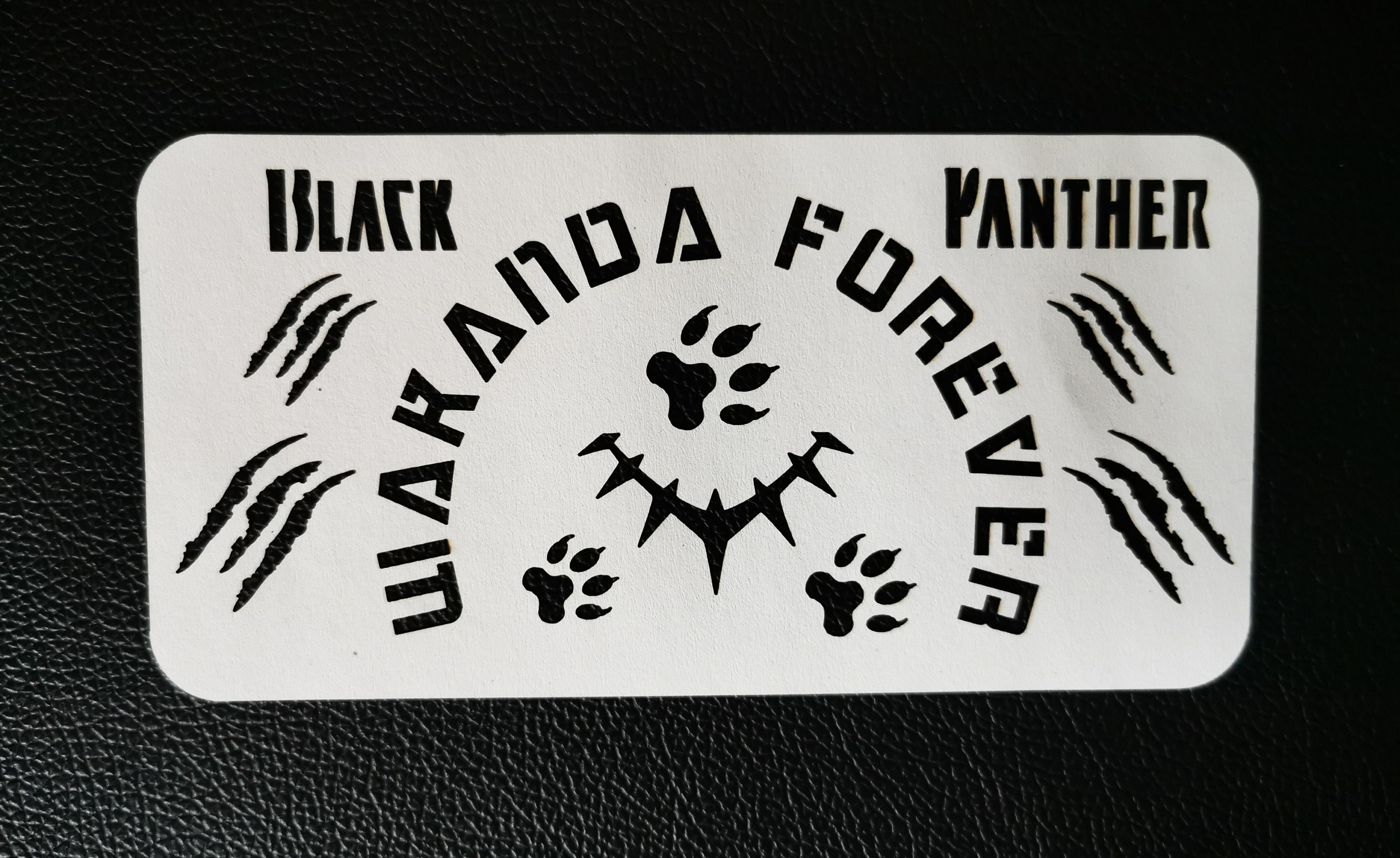 Black Panther Wakanda Stencils Set 190 Micron Mylar - Etsy