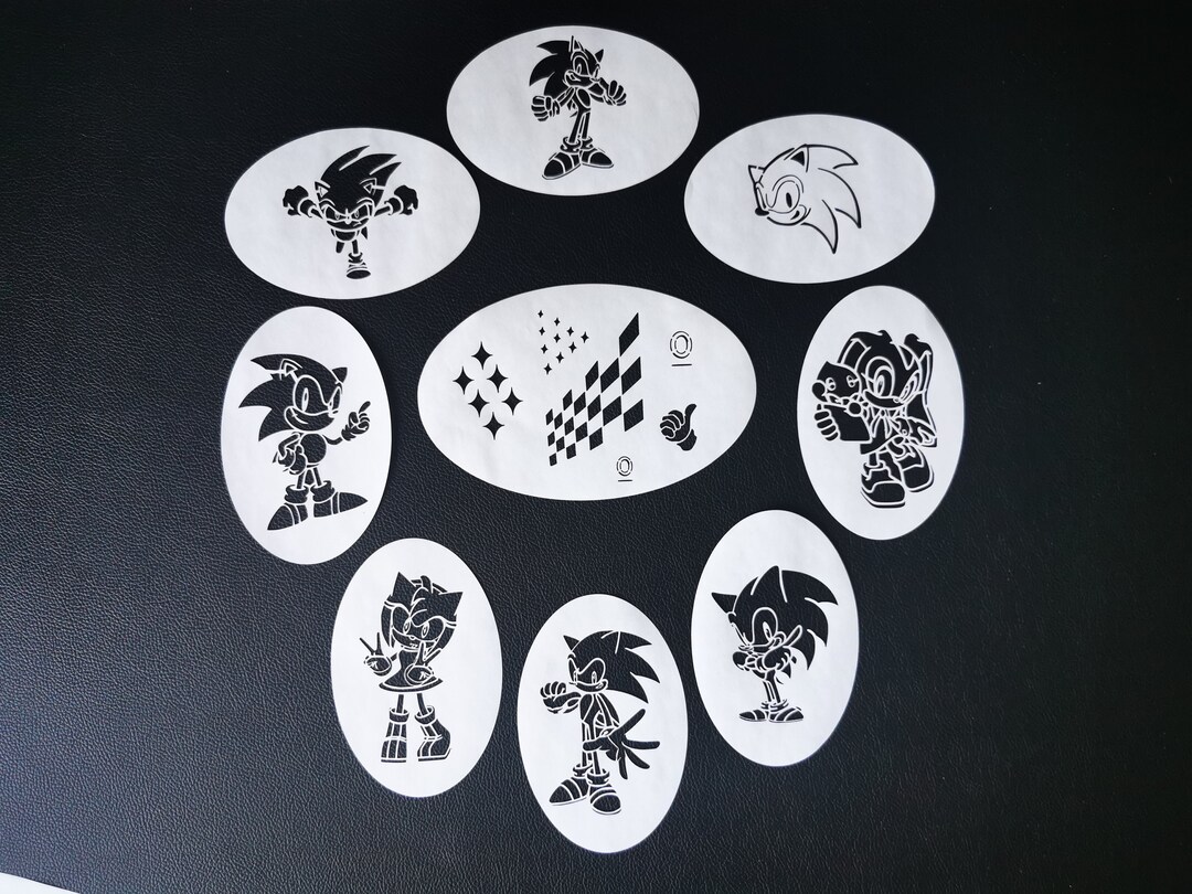 Sonic Stencil Set 190 Micron Mylar - Etsy