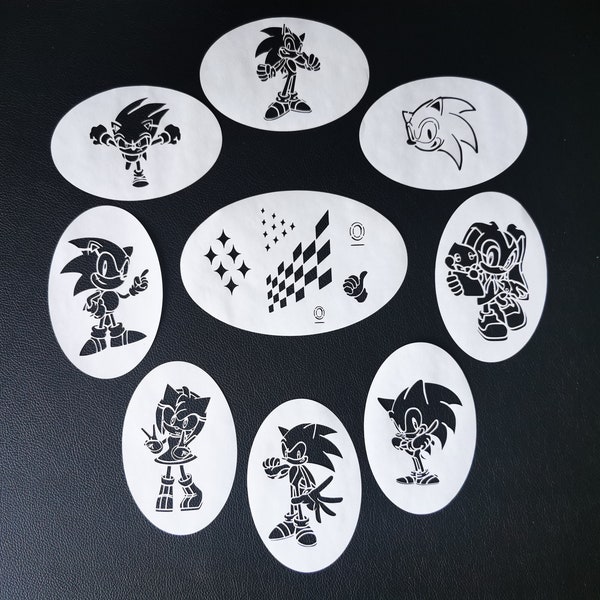 Sonic Stencil - Etsy