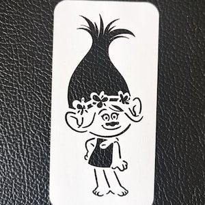 Trolls Stencil Set 1 - Body and Face Painting - 190 Mylar - Etsy