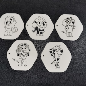 Make Your Own Bluey Stencil Set (5 Stencils) 190 Mylar - Etsy Canada