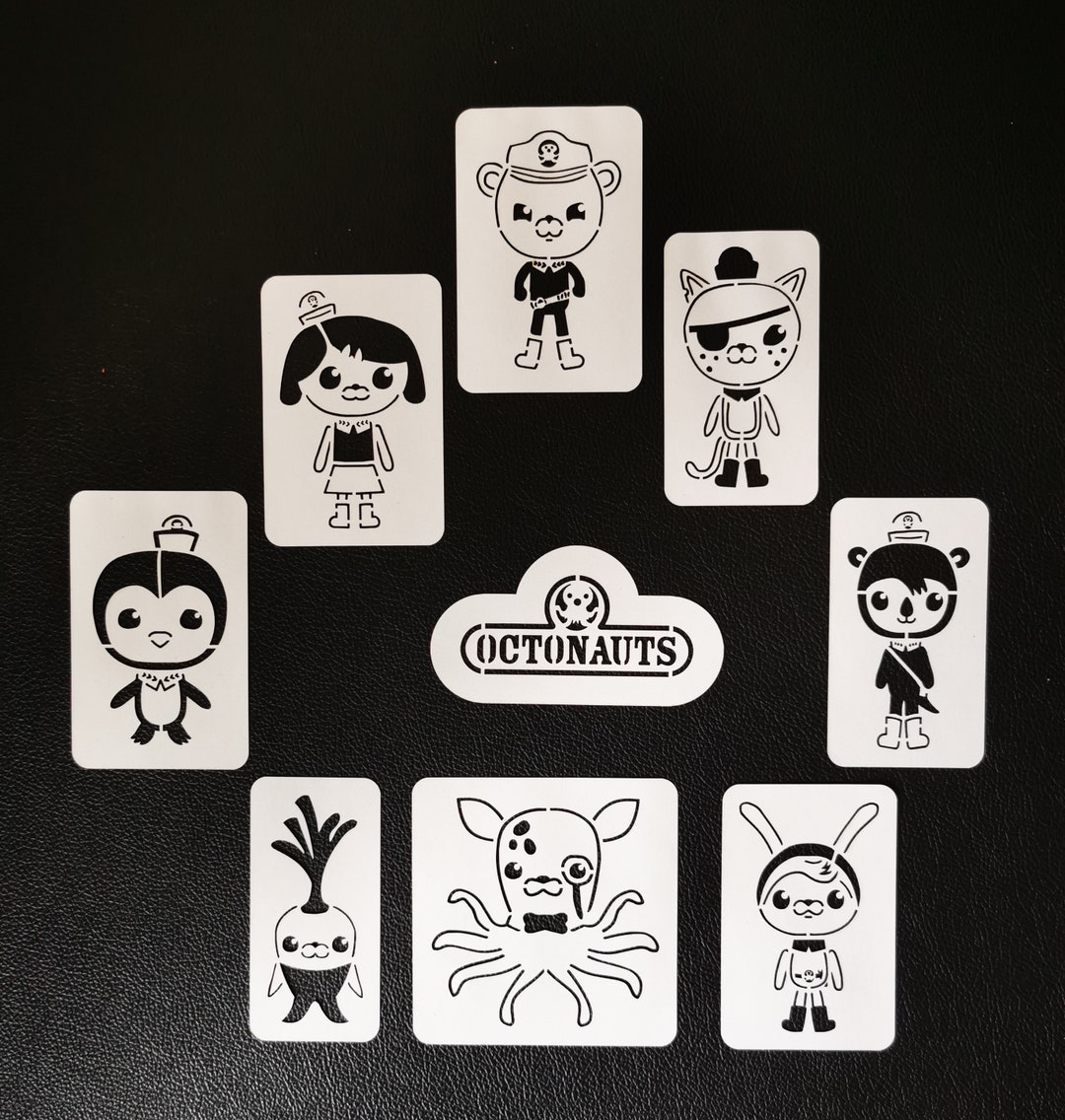 Octonauts Stencil Set - Body and Face Painting - 190 Mylar - Etsy