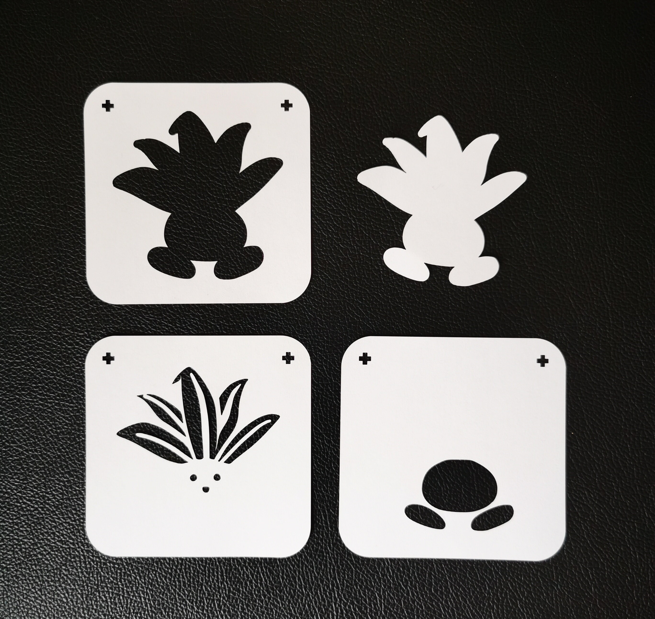 Multi Layer Stencil Pokemon Stencil 190 Mylar Body and Face - Etsy