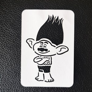Trolls Stencil Set 1 - Body and Face Painting - 190 Mylar - Etsy