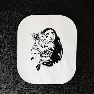 Moana Stencil Set 2 ( 1" Edge ) Body and Face Painting Stencils 190 ...