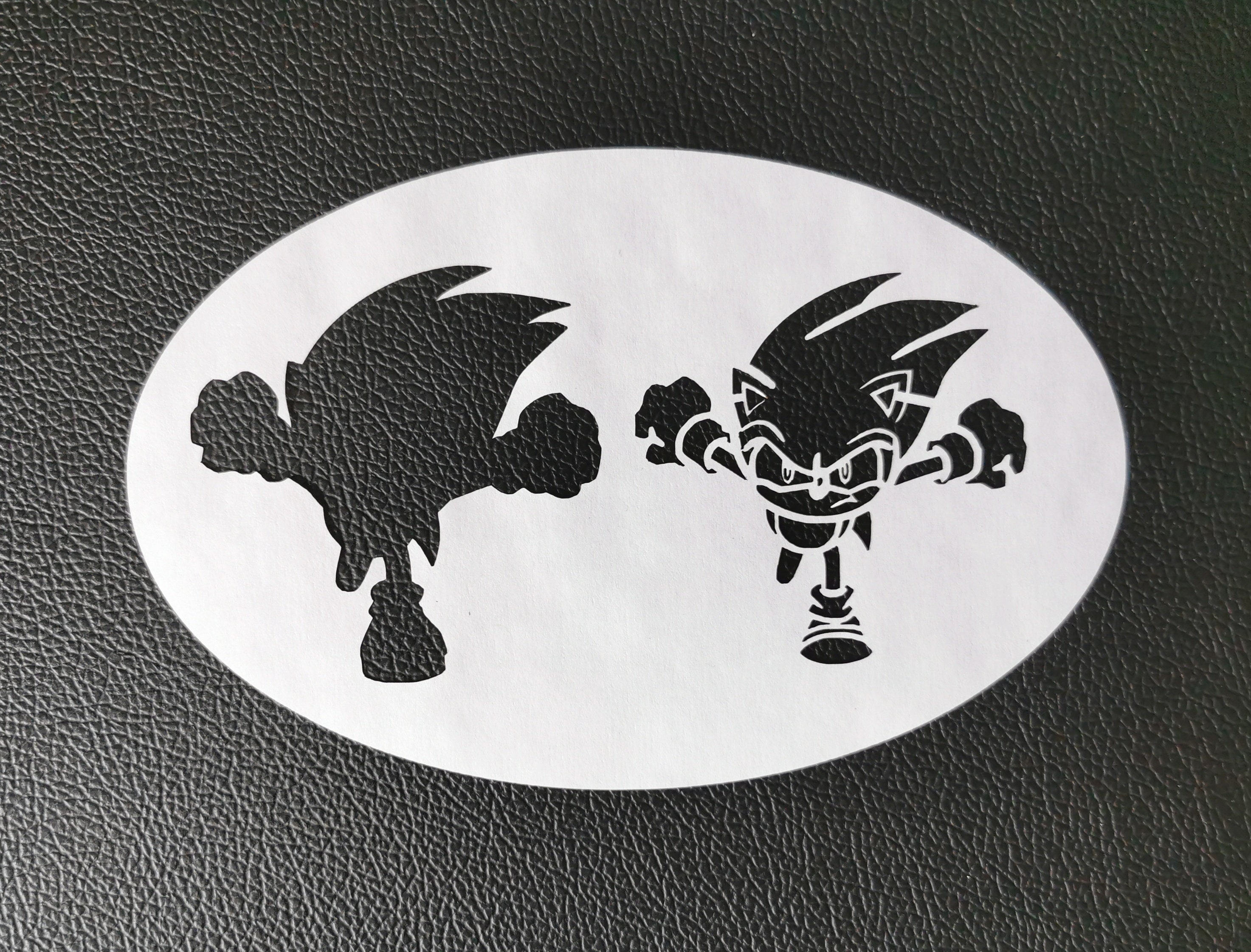 Sonic Stencil Set 190 Micron Mylar (body and Face Painting) - Etsy