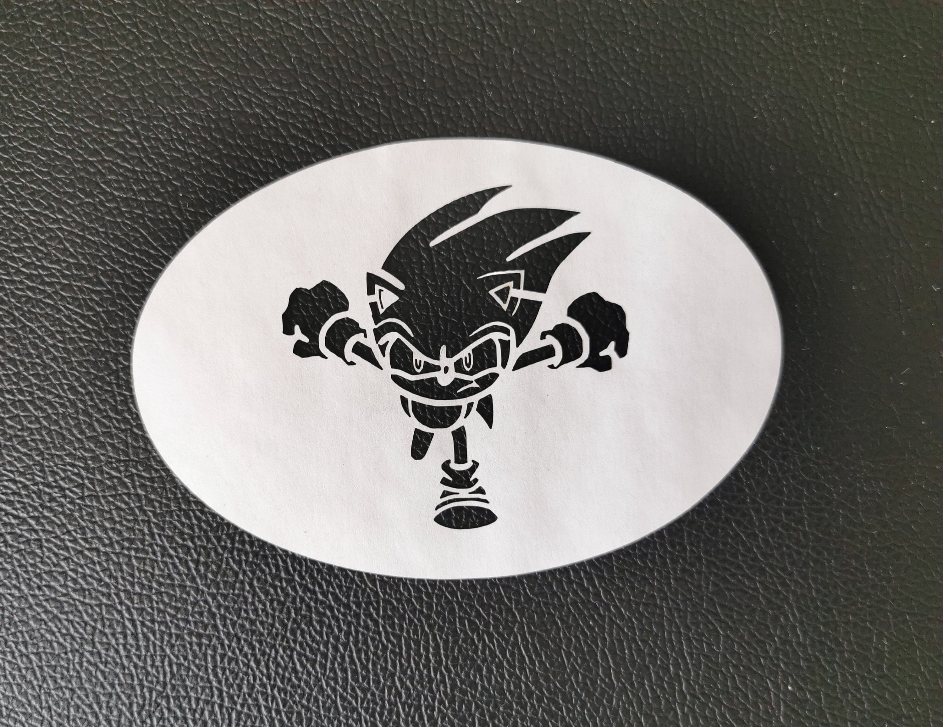 Sonic Stencil Set 190 Micron Mylar (body and Face Painting) - Etsy