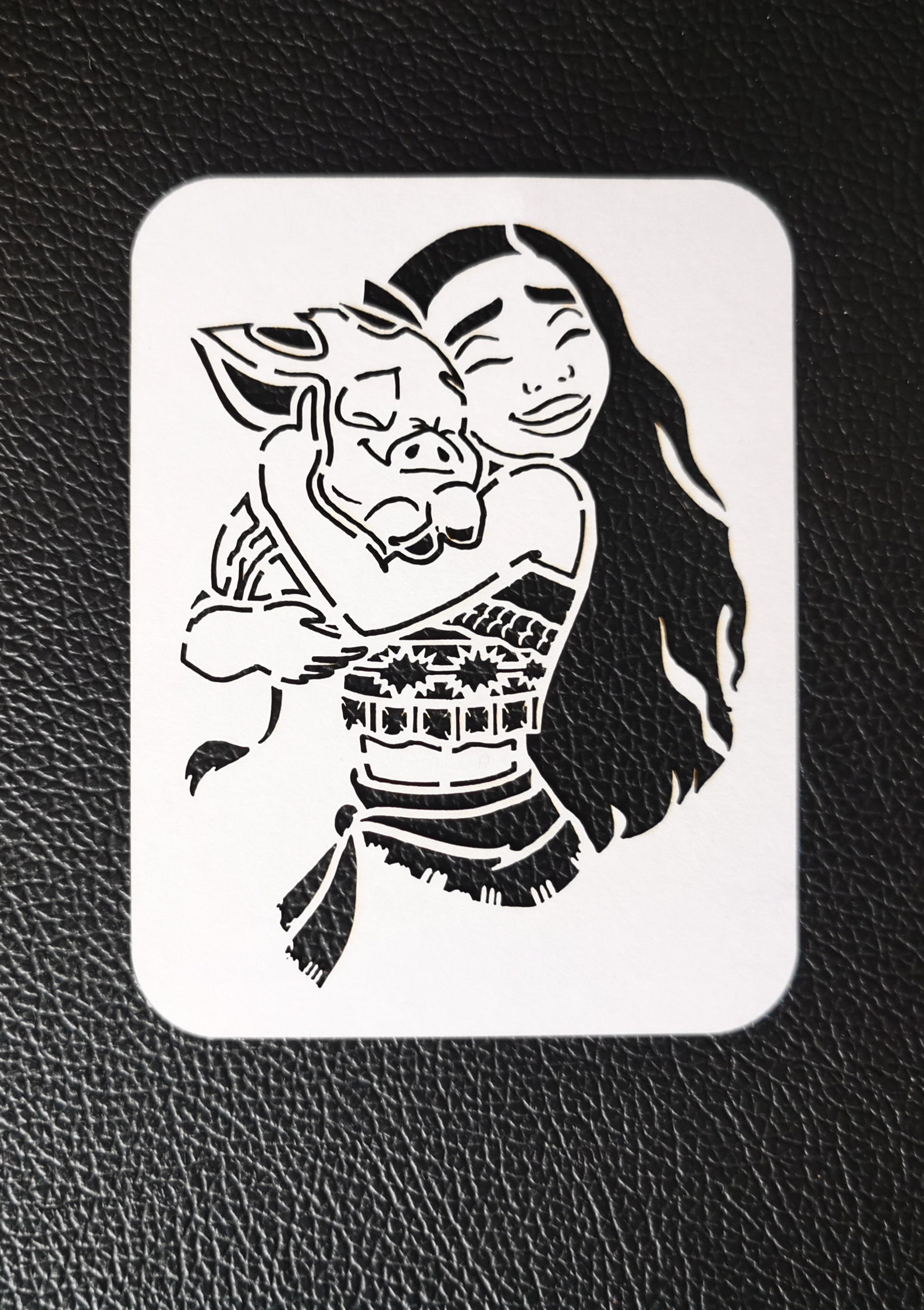 Moana Stencil Set 1 (body and Face Painting Stencils 190 Mylar) - Etsy