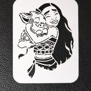 Moana Stencil Set 1 (body and Face Painting Stencils 190 Mylar) - Etsy