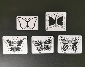 BUTTERFLY Face Painting Stencil mini - Etsy