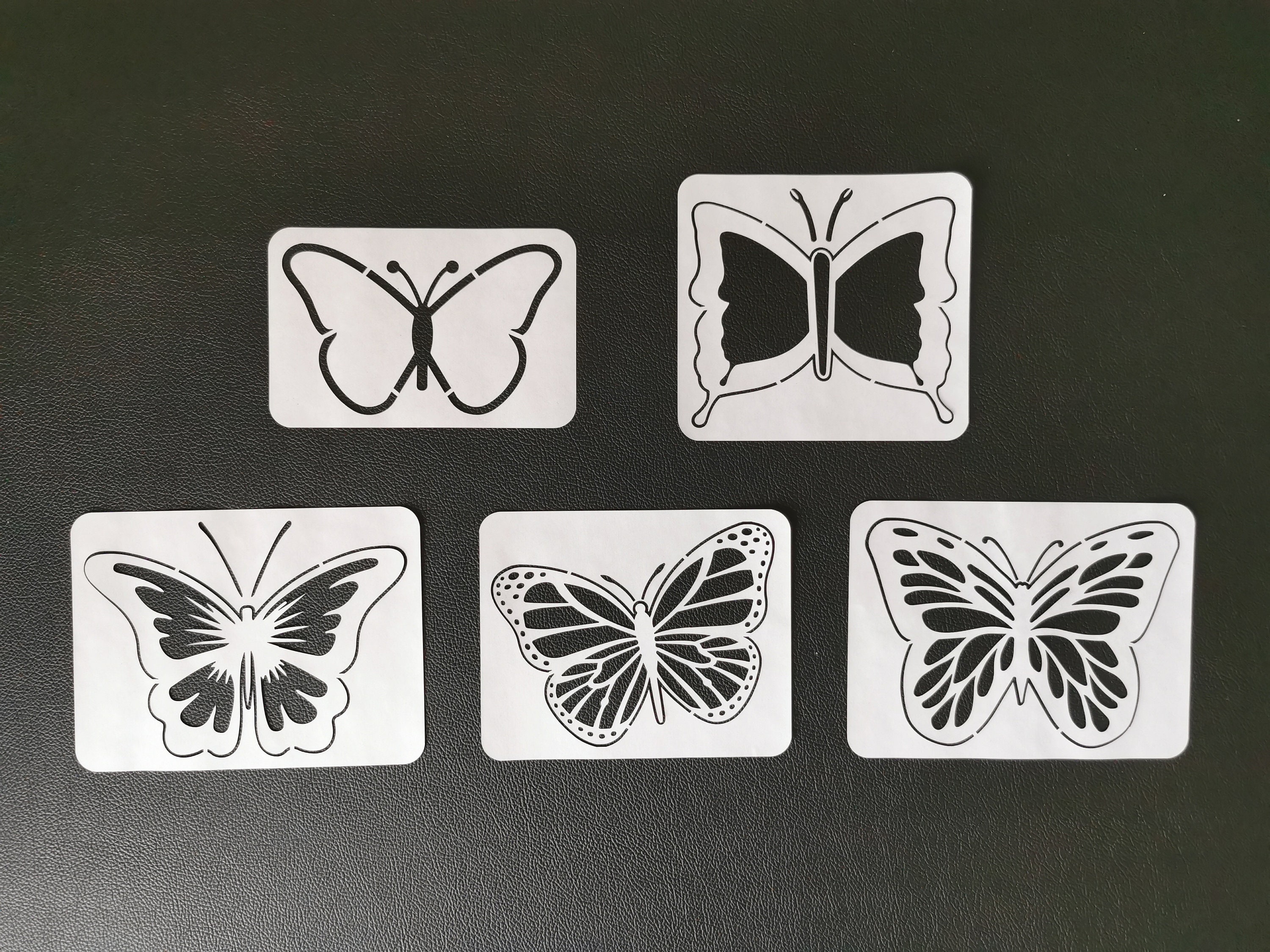 Butterfly Stencil Set 2 Mylar 190 Micron - Etsy