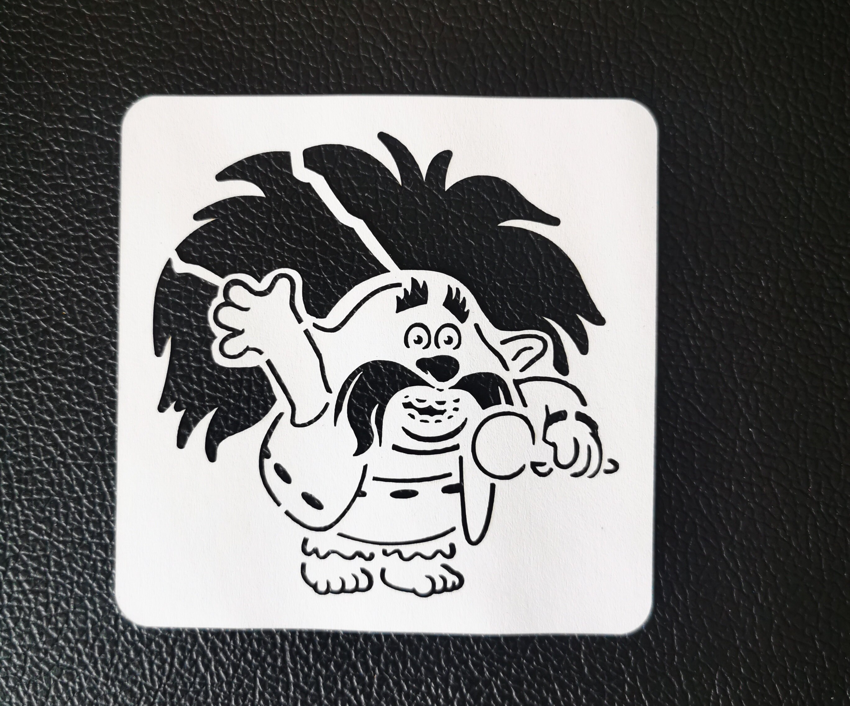 Trolls Stencil Set 1 - Body and Face Painting - 190 Mylar - Etsy
