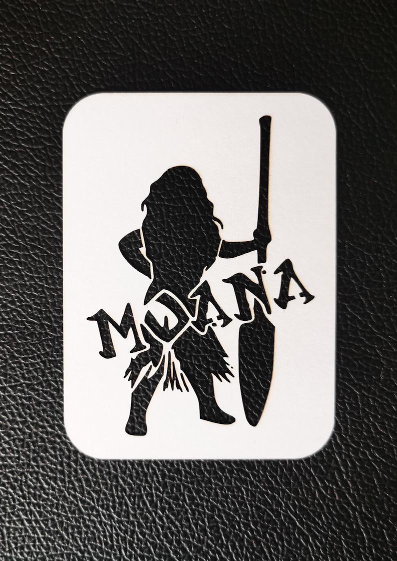 Moana Stencil Set 1 (body and Face Painting Stencils 190 Mylar) - Etsy