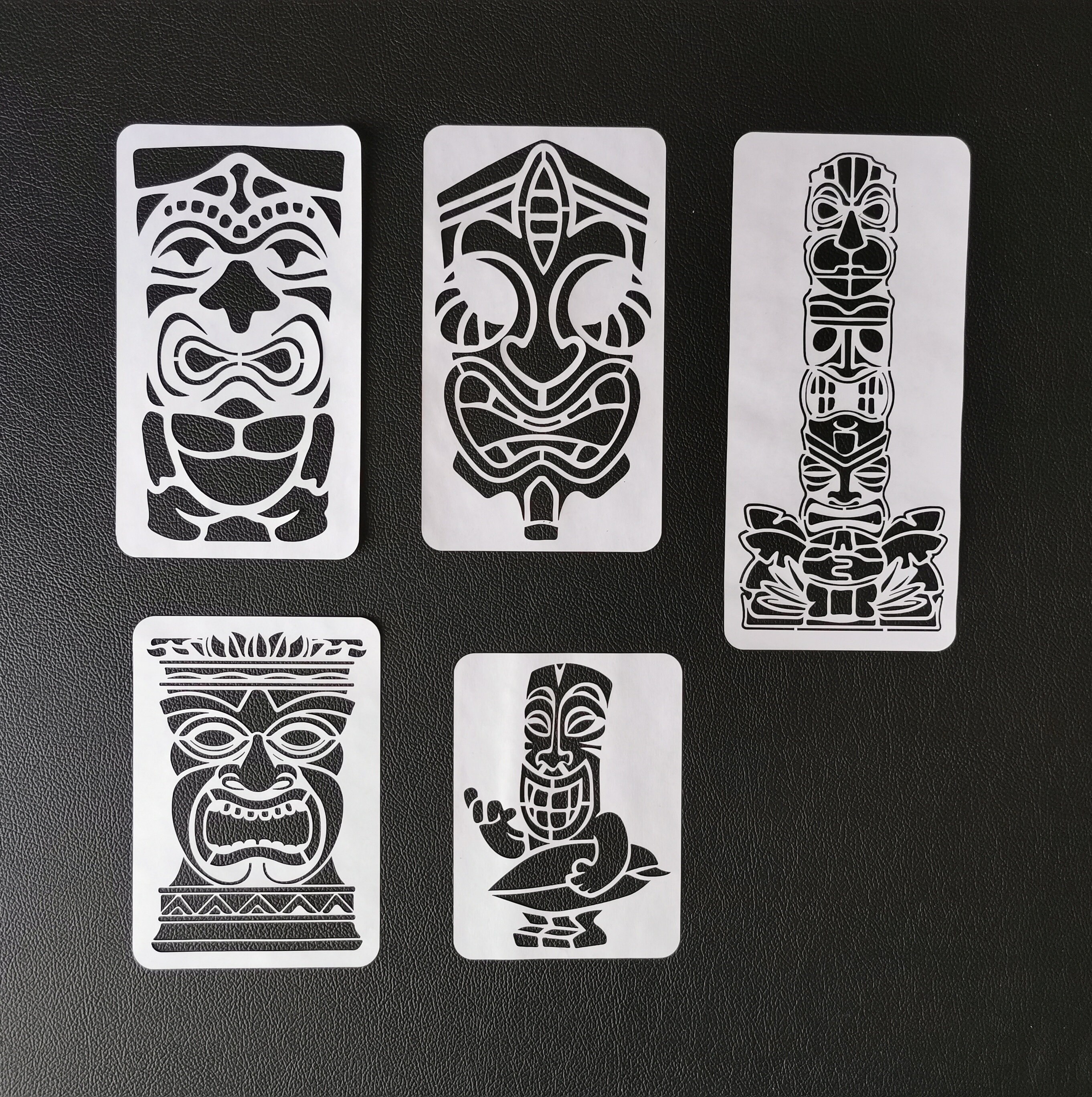 Tiki Stencil Set ( Mylar 190 ) - Etsy
