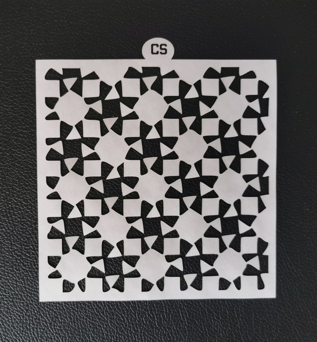 Geometric Cake Stencil, Mylar Pattern, 5.5" Square - Etsy