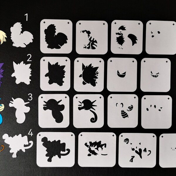 Multi Layer Airbrush Stencils - Etsy UK