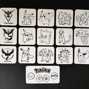 Pokemon Stencil Set 4 (mylar 190) - Etsy