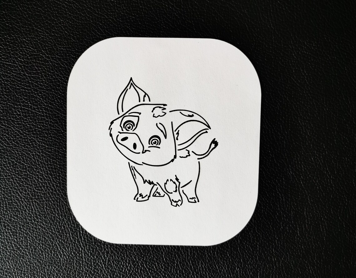 Moana Stencil Set 2 1 Edge Body and Face Painting Stencils 190 Mylar - Etsy