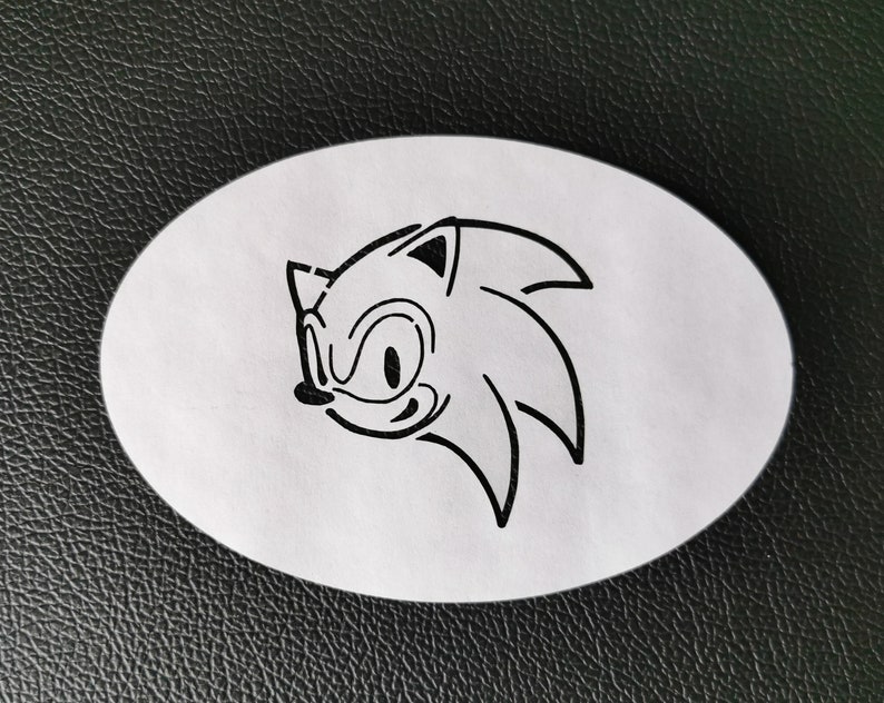 Sonic Stencil Set 190 Micron Mylar (body and Face Painting) - Etsy