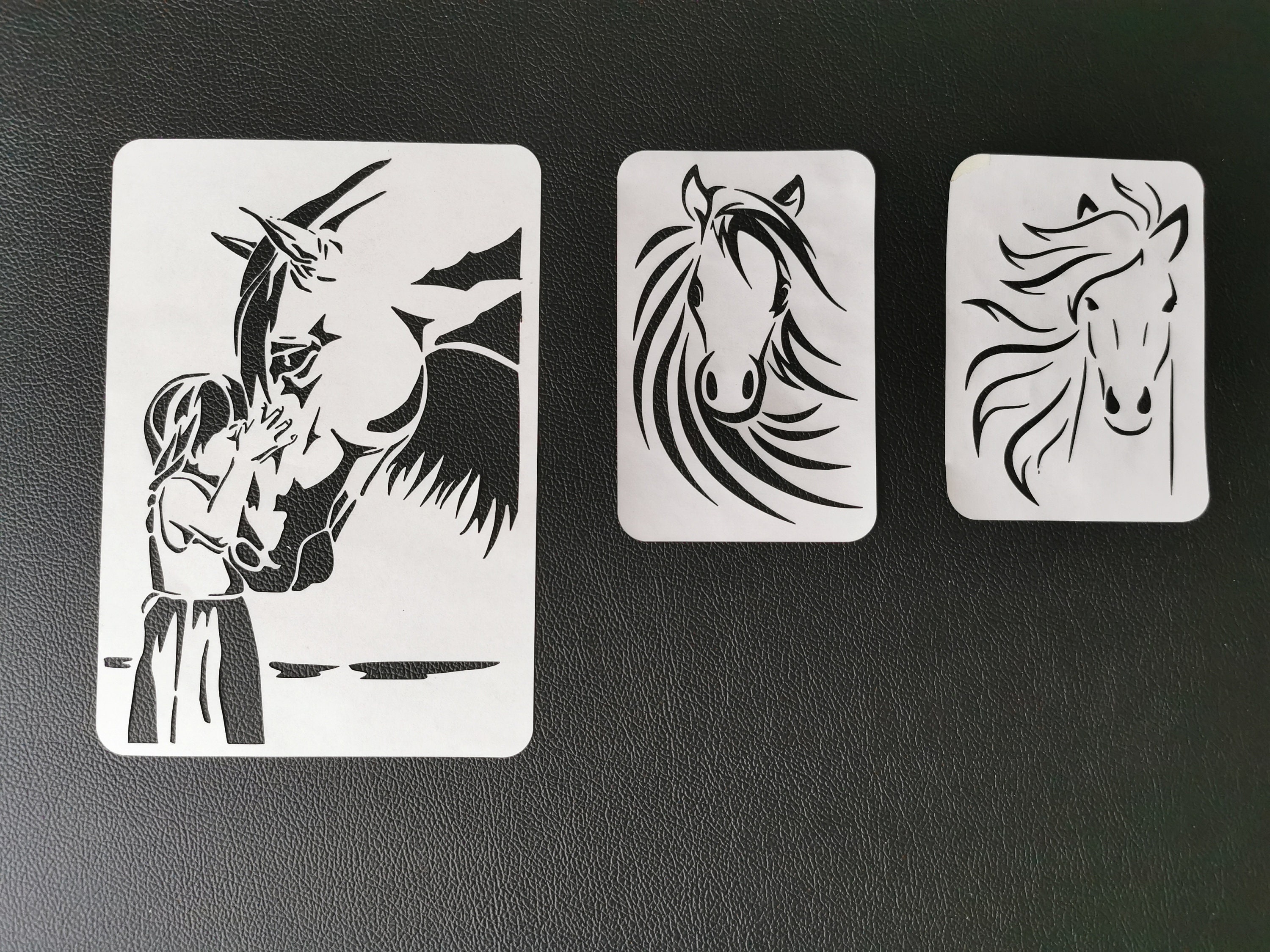 Horse Stencil Set - Etsy