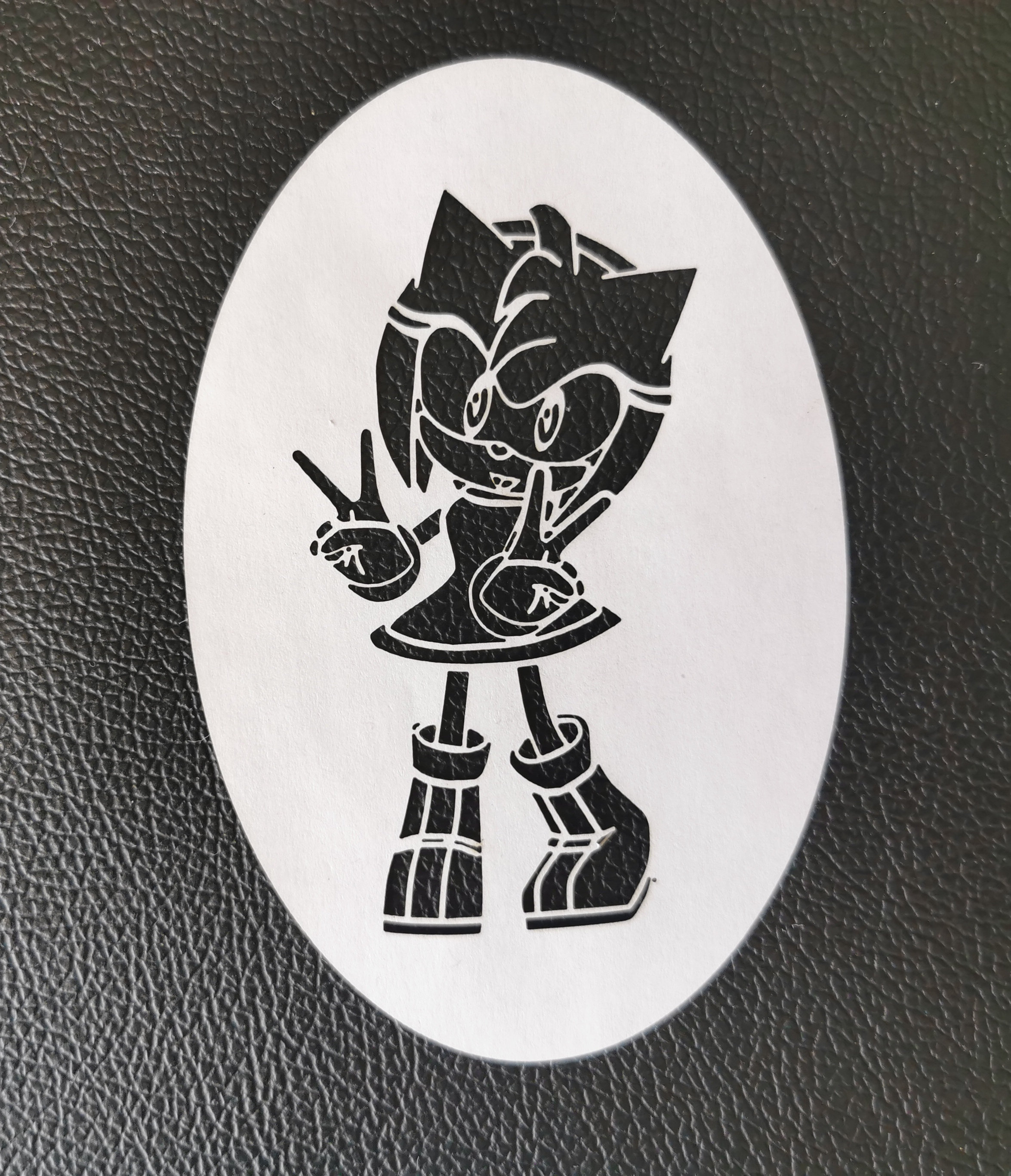 Sonic Stencil Set 190 Micron Mylar (body and Face Painting) - Etsy