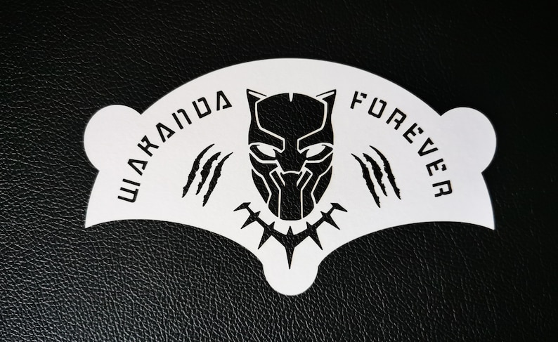 Black Panther Wakanda Face Painting Stencils (190 Micron Mylar) - Etsy