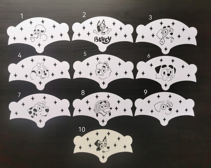 Make Your Own Bluey Stencil Set (5 Stencils) 190 Mylar - Etsy Canada