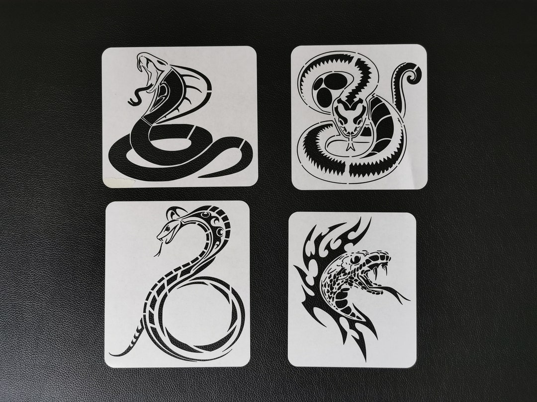 Snake Stencil Set - Etsy