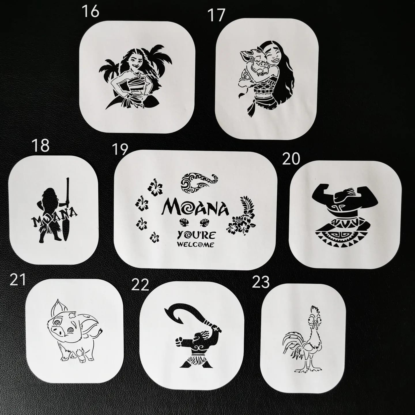 Make Your Own Stencil Set (5 Stencils -1" Edge )190 Mylar - Etsy