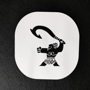 Moana Stencil Set 2 ( 1" Edge ) Body and Face Painting Stencils 190 ...