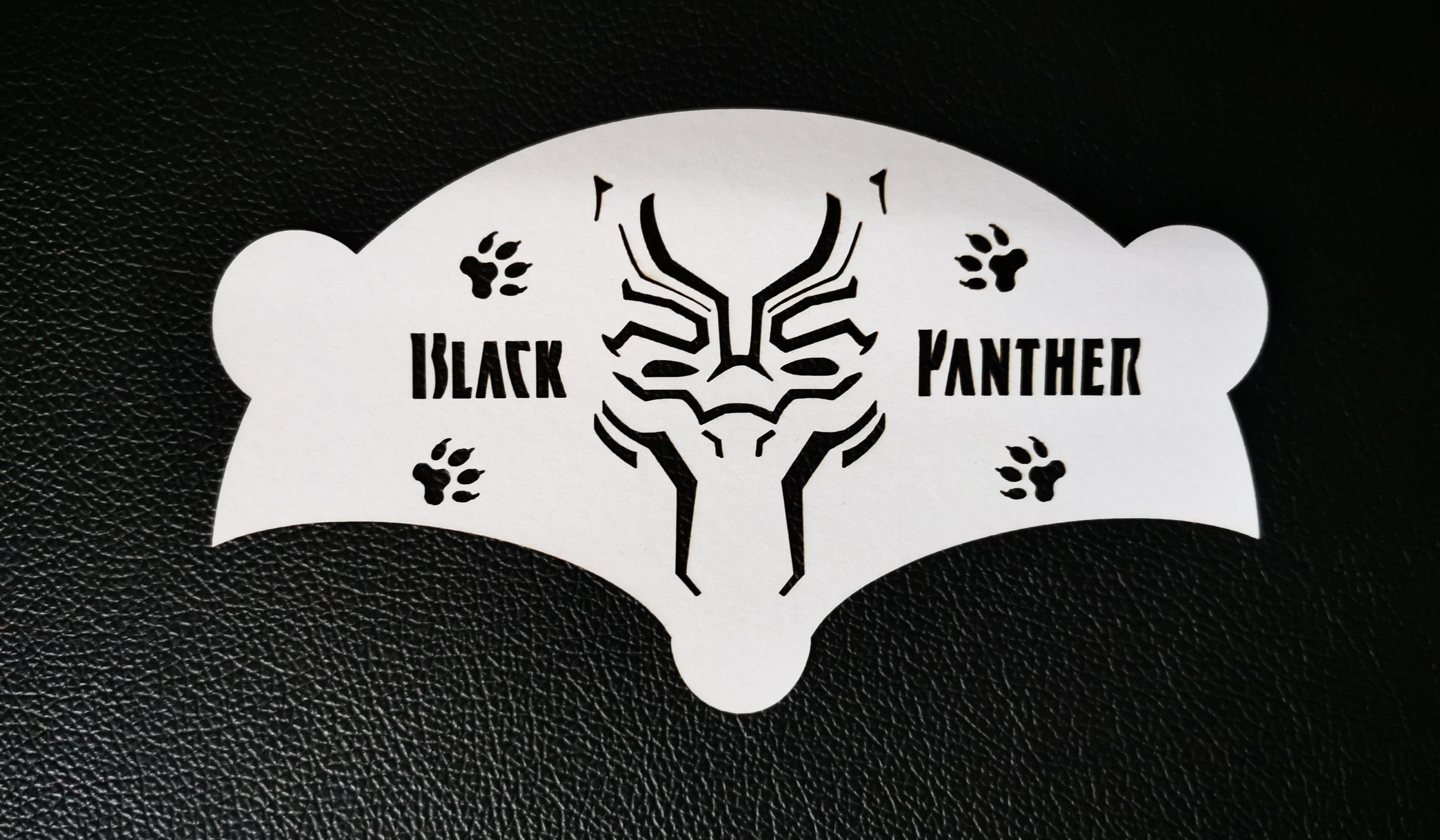 Black Panther Wakanda Face Painting Stencils (190 Micron Mylar) - Etsy