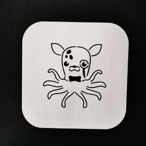 Octonauts Stencil Set 1 - Body and Face Painting - 190 Mylar - 1" Edge ...