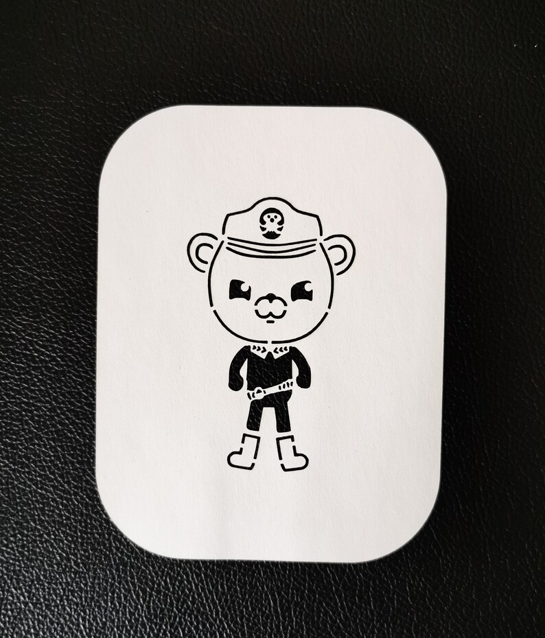 Octonauts Stencil Set 1 Body and Face Painting 190 Mylar 1 Edge All ...