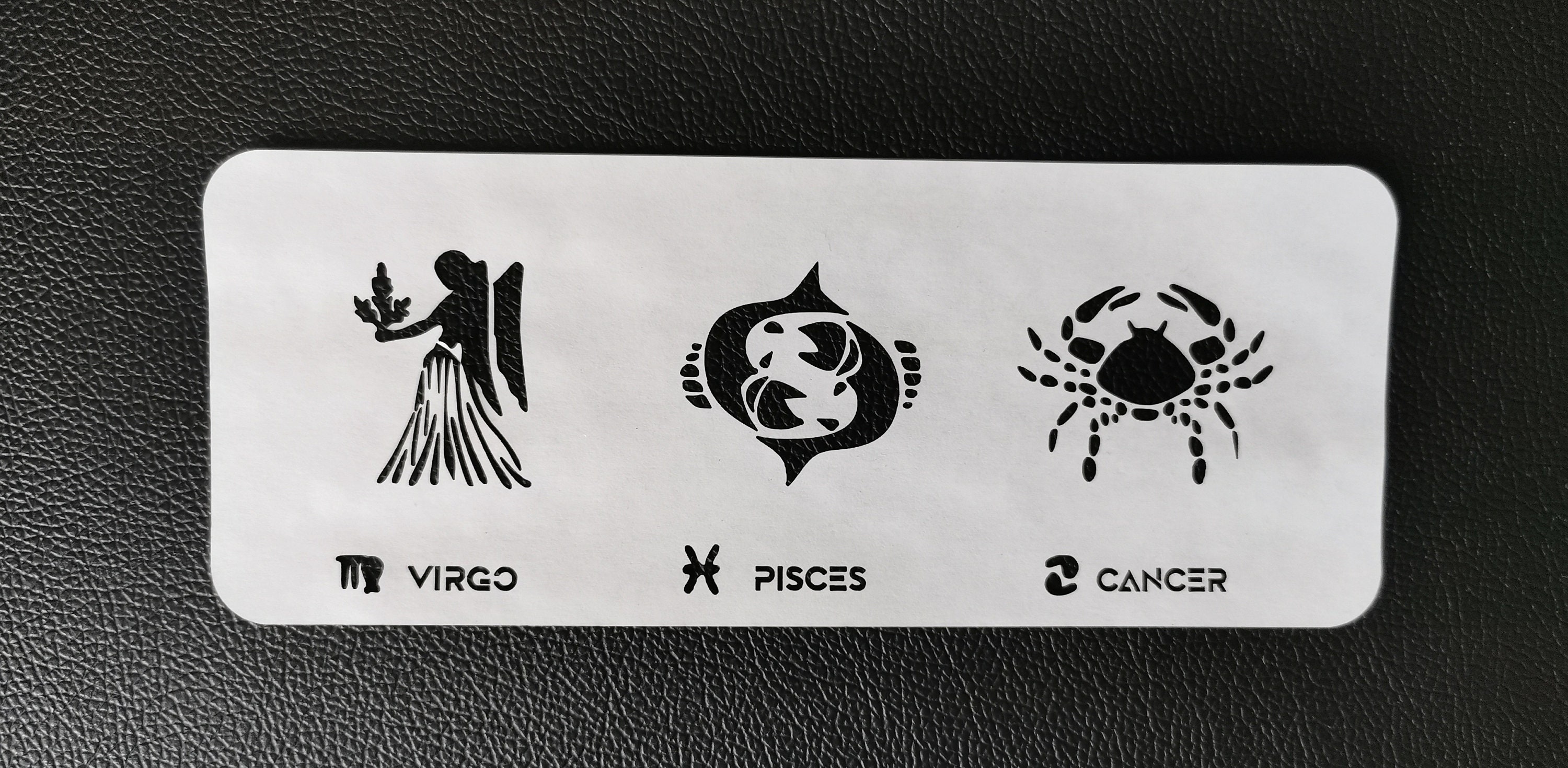 Zodiac Stencil - 190 Micron Mylar - for Art & Crafts - 12 Zodiacs - Etsy